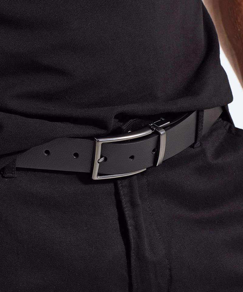 Men's two-way leather belt | AQ904 | Cardiff Embroidery
