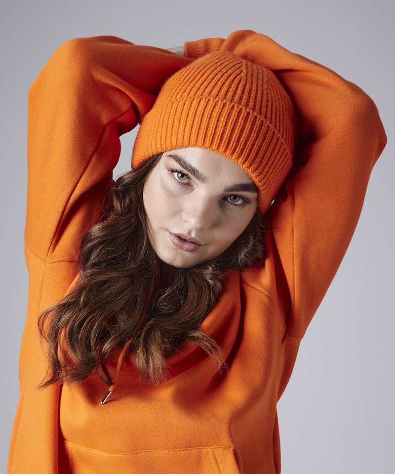Engineered knit ribbed beanie | BC380 | Cardiff Embroidery