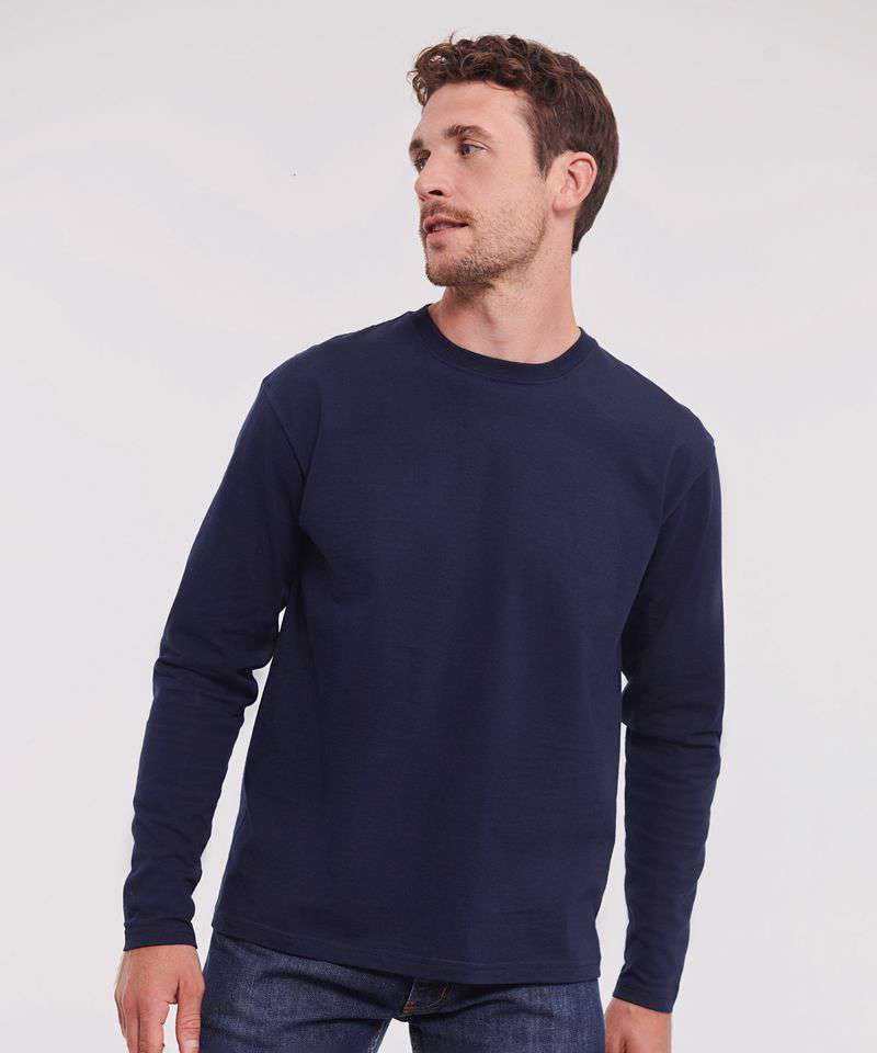 Classic long sleeve T | J180L | Cardiff Embroidery