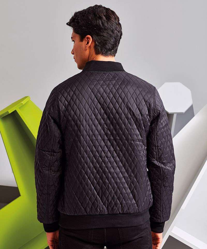 Quilted flight jacket | TS026 | Cardiff Embroidery