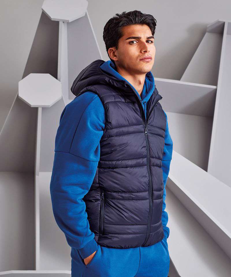 Latitude hooded bodywarmer | TS039 | Cardiff Embroidery